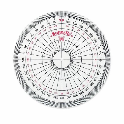 Jual busur derajat butterfly 360/10cm FULL - 1 pcs - Kab. Tangerang ...