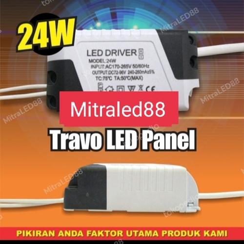Jual Travo Panel light Led Driver 18w-24w watt Adaptor panel Inbow Slim ...