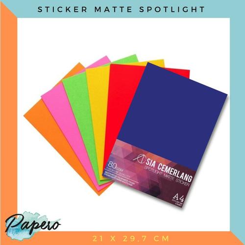 Jual Sticker Warna Matte Multifungsi 34 x 26 cm - Putih - Kota ...