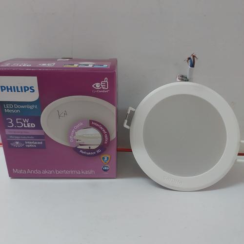 Jual lampu downlight philips led meson 3,5w, 5w, 9w putih - 3,5watt ...