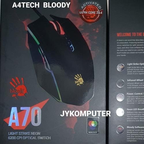Jual Mouse Gaming BLOODY A70 Activated Ultra Core by A4TECH Gaming ...