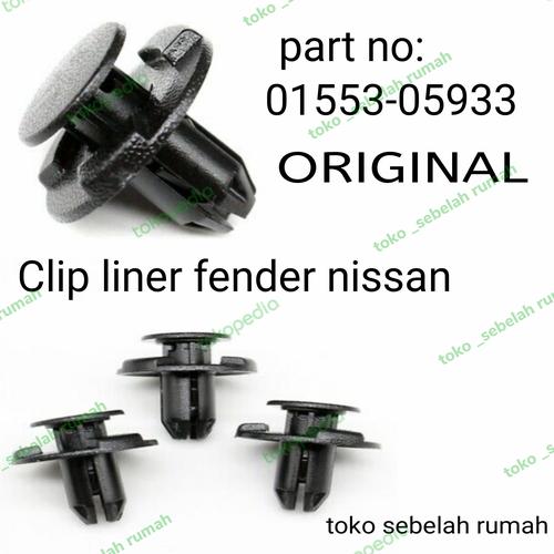 Jual klip clip liner fender nissan livina juke march almera dll 01553 ...