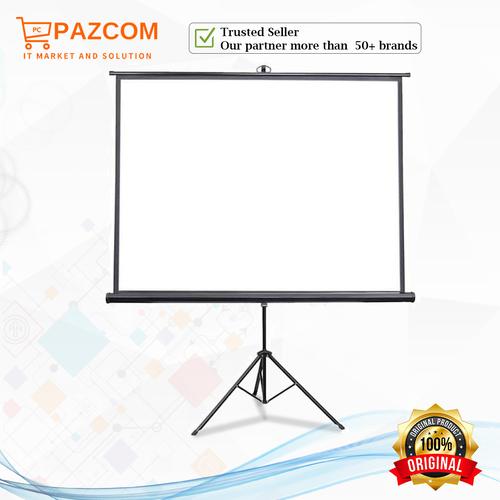 Jual Layar Proyektor dengan Tripod Screen Projektor 70 inch - Jakarta ...