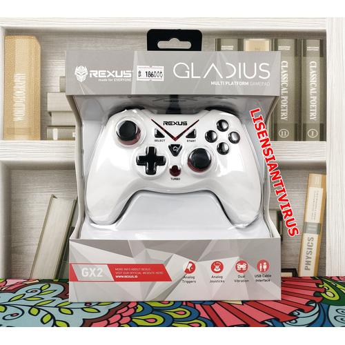 Jual Stick Stik Gamepad Rexus Gladius GX2 Snow White Special Edition ...