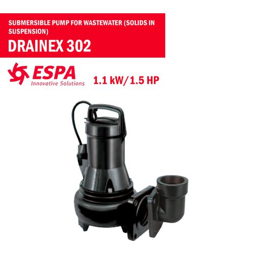 Promo Pompa Celup Air Kotor Espa Drainex 302 (1.1 kW 3 Phase) Buatan ...