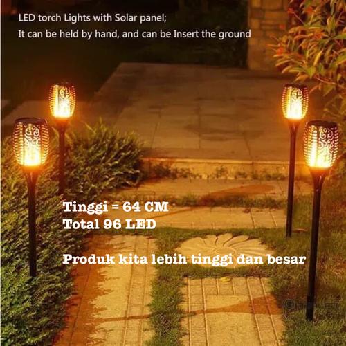 Jual Lampu Obor Api Led Lampu Taman Tenaga Surya Lampu Taman Solar Cell ...