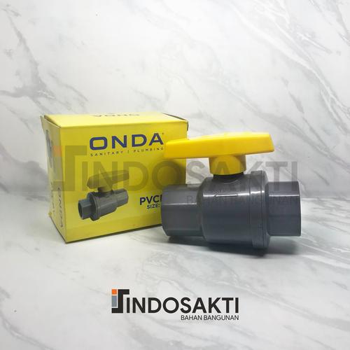 Jual ONDA STOP KRAN PVCBV / STOPKRAN ONDA 1/2", 3/4", 1" - 2" - Kab ...