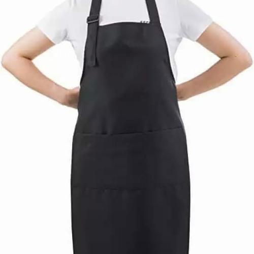 Jual celmek masak appron anti air Barista waiter appron chep - Abu-abu ...