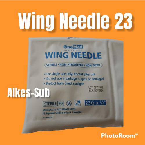 Jual Wing needle onemed 23 injeksi vitamin - Kota Surabaya - ALKES-Sub ...