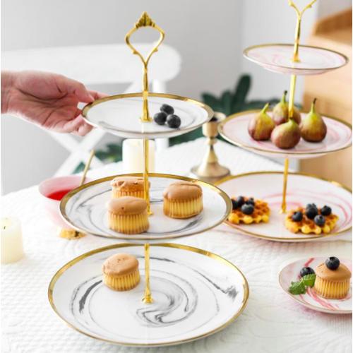 Jual Bernice High Tea Stand - Piring - Marble Grey - Kab. Tangerang - Renee Living.jkt | Tokopedia