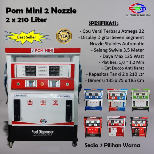 Jual pom mini - pertamini 2 nozzle 2 x 220 liter - Kab. Purwakarta ...