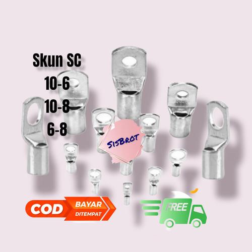 Jual Kabel skun / kabel skun SC 10-6,10-8 dan 6-8 tembaga merah - SC 10 ...