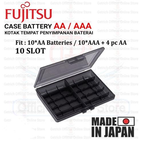 Jual Battery Case 10 slot / kotak baterai / box batere AA dan AAA isi ...