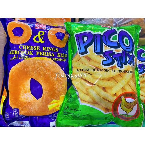 Jual Snack Jadul (220g) Pico Stix/ Cheese Ring/ Pico Stik - Cheese ring ...
