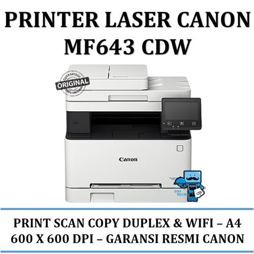 Jual Printer Canon imageCLASS MF-643CDW - Garansi Resmi - Jakarta Pusat ...
