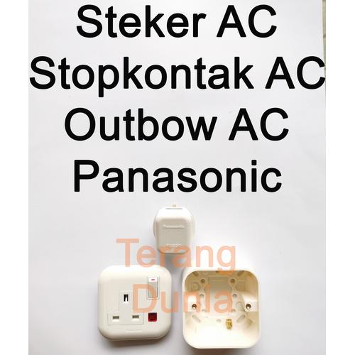 Jual Steker AC Panasonic Stopkontak AC Panasonic Outbow Dus AC ...