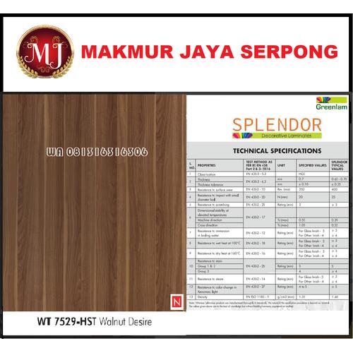 Jual HPL SPLENDOR WT 7529 HST WALNUT DESIRE/ HPL BERKUALITAS ...