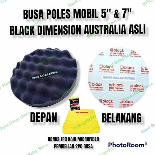 Jual BUSA POLES MOBIL HITAM 5 DAN 7 INCH BLACK DIMENSION MADE IN ...