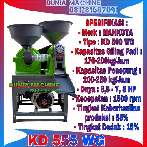 Jual mesin giling padi dan penepung KD 555 WG MAHKOTA - Jakarta Barat - dunia machine | Tokopedia