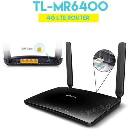 Jual Wifi Router Modem Wifi 4G TPLink TL-MR6400 SIM Card UNLOCK All ...