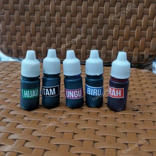 Jual tinta stampel flash warna ungu / hijau / biru / hitam - Ungu ...