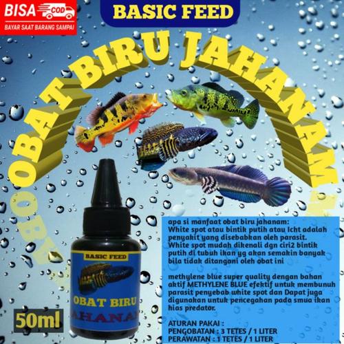Jual BASIC FEED obat biru jahanam untuk ikan Channa | ikan louhan ikan ...