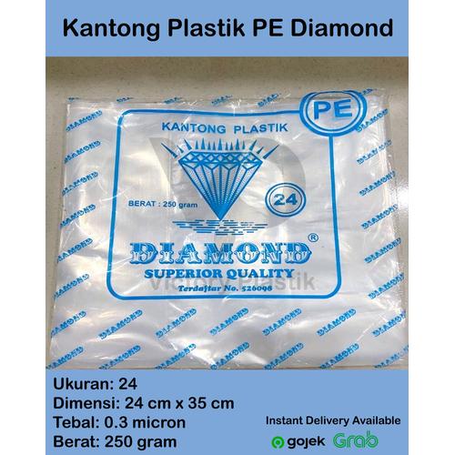 Jual KANTONG PLASTIK PE BENING DIAMOND 24 - Kota Bandung - Victory ...