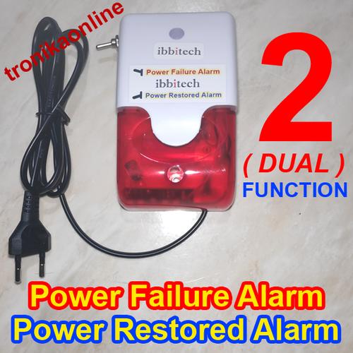 Jual DUAL Function Alarm Listrik Padam Hidup Power Failure Restored ...
