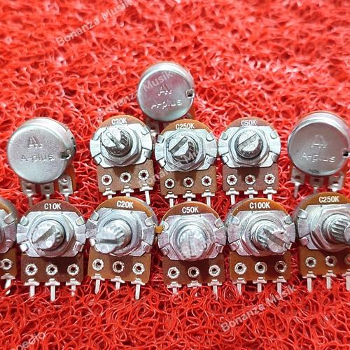 Jual Potensio type C mono original A-plus potensiometer as 15mm mono ...