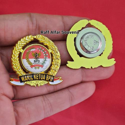 Jual PIN BPD LOGO BARU MODEL PADI KAPAS MAGNET JABATAN LENGKAP - WAKIL ...