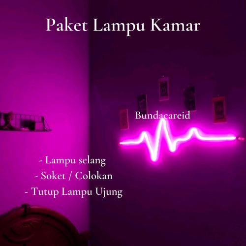Jual Lampu Kamar LED Neon Flex Tiktok Lampu Hias Viral Aesthetic ...