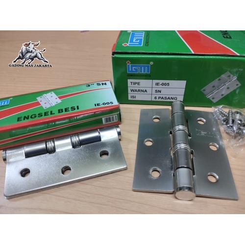 Jual Engsel Tebal Stainles 3" Inch Bagus / Engsel Pintu Jendela Stenlis ...