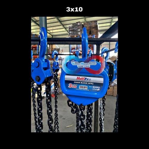 Jual Chain Block (HYC) takel chain hoist 3 ton x 10 meter MULTIPRO ...