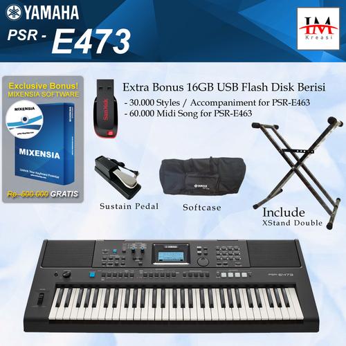 Jual Yamaha PSR E473 / PSRE473 / PSR E 473 Keyboard Garansi Resmi ...