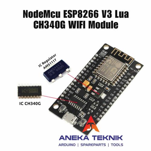 Jual ESP8266 NodeMcu V3 Lua CH340 WIFI Module - Jakarta Barat - Toko ...