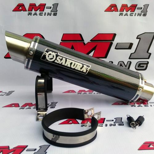 Jual Slincer Selincer Selinser Kenalpot Racing Sakura Carbon only - Kab ...