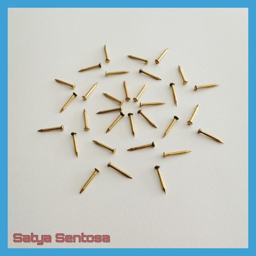 Jual Paku Kuningan 1/2" 12 mm (50 pcs) - Kepala Besar - Kab. Jepara ...