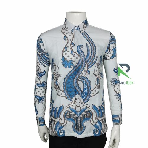 Jual BATIK SLIMFIT Arkana Original RED and BLUE DRAGON Special Premium ...