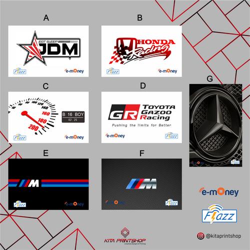 Jual cetak custom emoney dan flazz 1 sisi dan 2 sisi tema otomotif - 1 ...