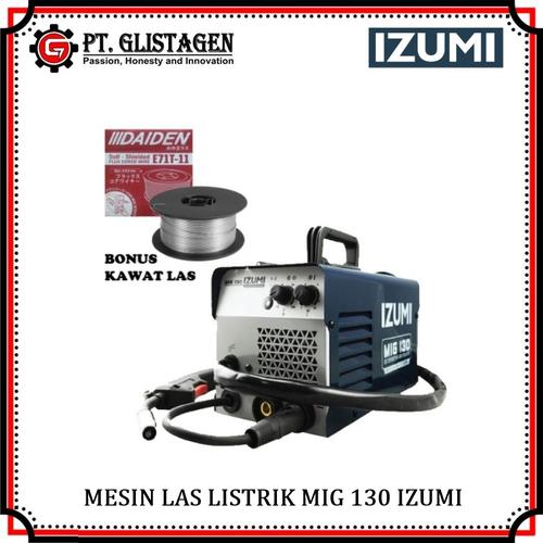 Jual Mesin Las Listrik MIG CO2 Tanpa Gas Welding Gasless MIGi 130 IZUMI - Jakarta Pusat - PT ...