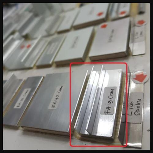 Jual JUAL FRAME LIST FA 19 EDGING JEPIT KACA ALUMUNIUM - SILVER DOP ...