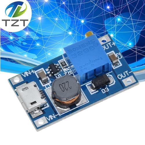 Jual MT3608 2A with micro USB Max DC-DC Step Up Power Module Boost ...
