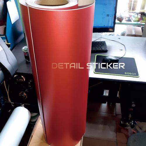 Jual Sticker stiker skotlet merah doff PCX Scoopy red matte chrome ...