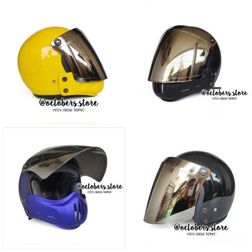 Jual HELM CAKIL MODULAR (HALF FACE / FULL FACE) + VISOR VENOM INJAK ...