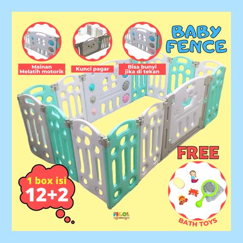 Jual Mainan Pagar Bayi Pagar Anak Baby Fence bisa diLipat - VRT010PINK ...