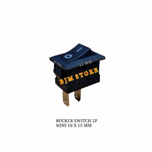 Jual SAKLAR/ROCKER SWICTH 2PIN MINI HITAM - Kab. Bekasi - BJM STORE 88 ...