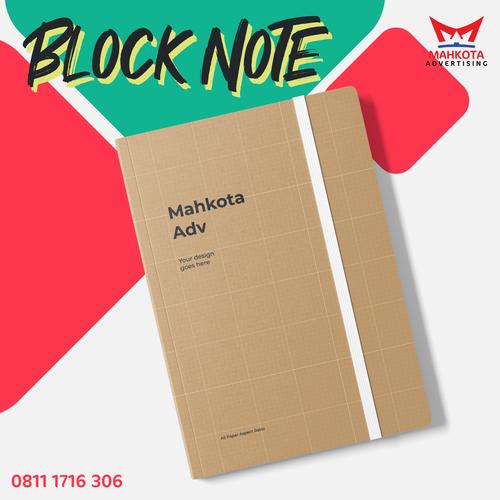 Jual Custom Block Note | Block Note | Block Note Murah| Jilid Soft ...