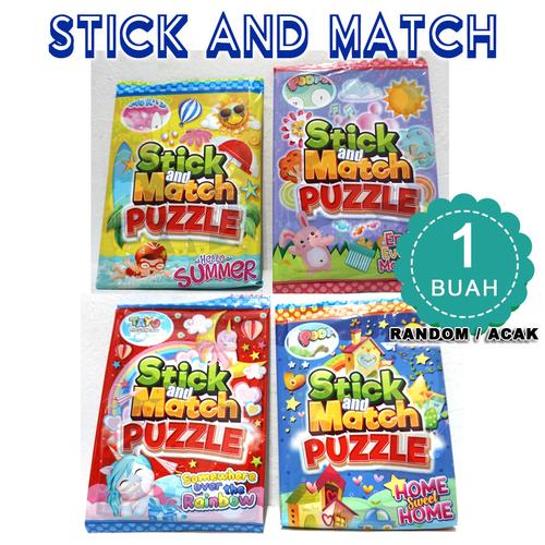 Jual STICK and MATCH SATUAN- PUZZLE 3D FOAM STICKER - STICK MATCH ...