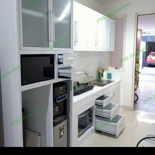 Jual kitchen set almunium | kitchen set kayu | dinding partisi ...
