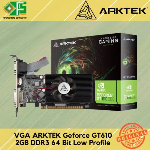 Jual VGA Arktek Geforce GT610 2GB DDR3 64-Bit Low Profile GT 610 2 GB - Kota Bandung ...